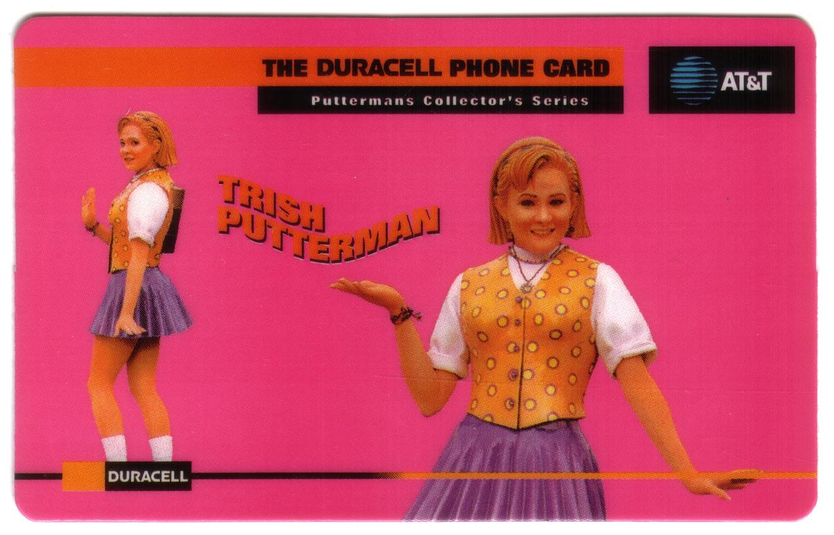 Phone Cards For Collectors - Set of five Duracell Puttermans ...