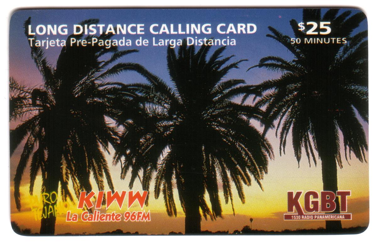 Phone Cards For Collectors - Collectible Phone Cards - palm trees, scenic
