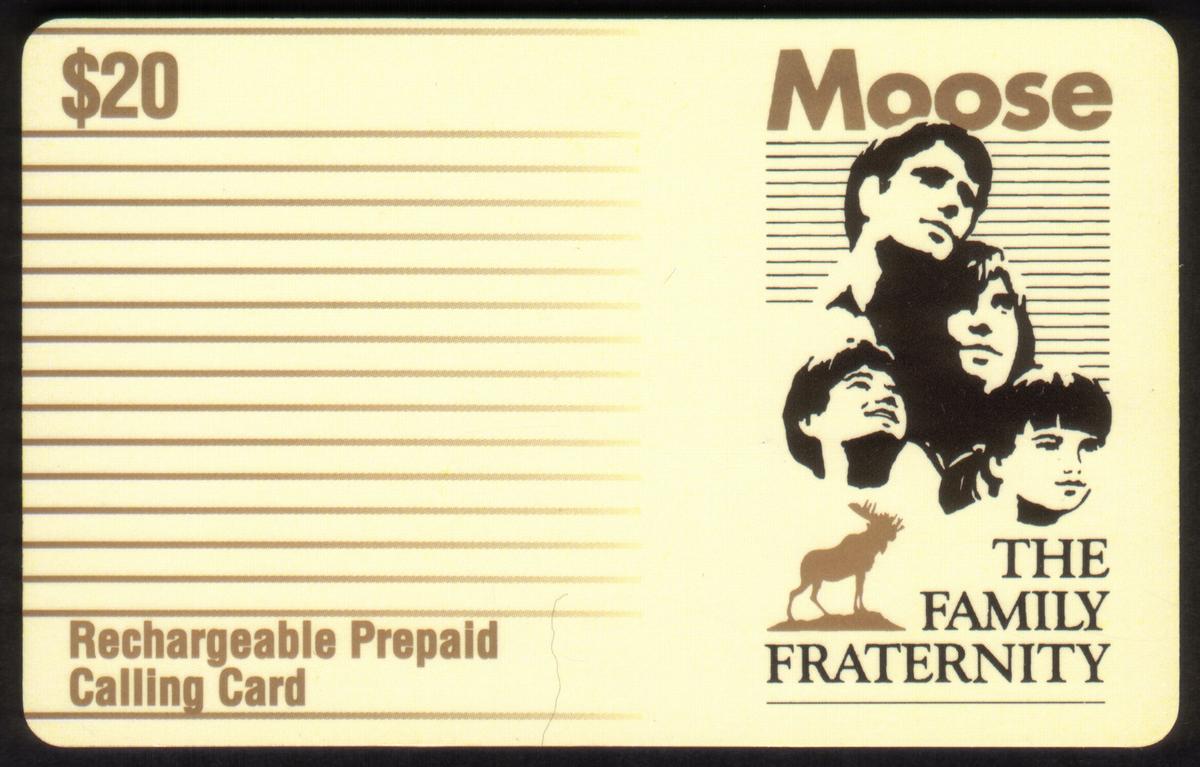 Phone Cards For Collectors - Vintage Moose International prepaid card ...