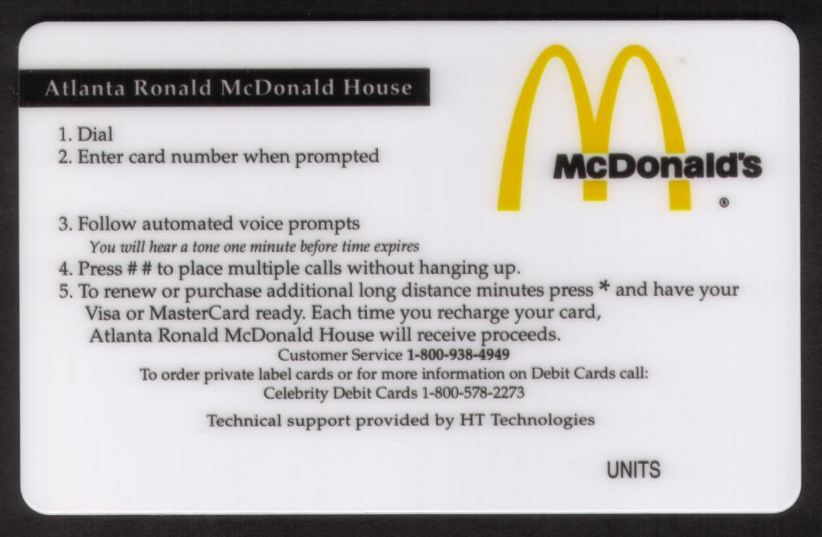 Phone Cards For Collectors - Collectible Phone Cards - McDonalds ...