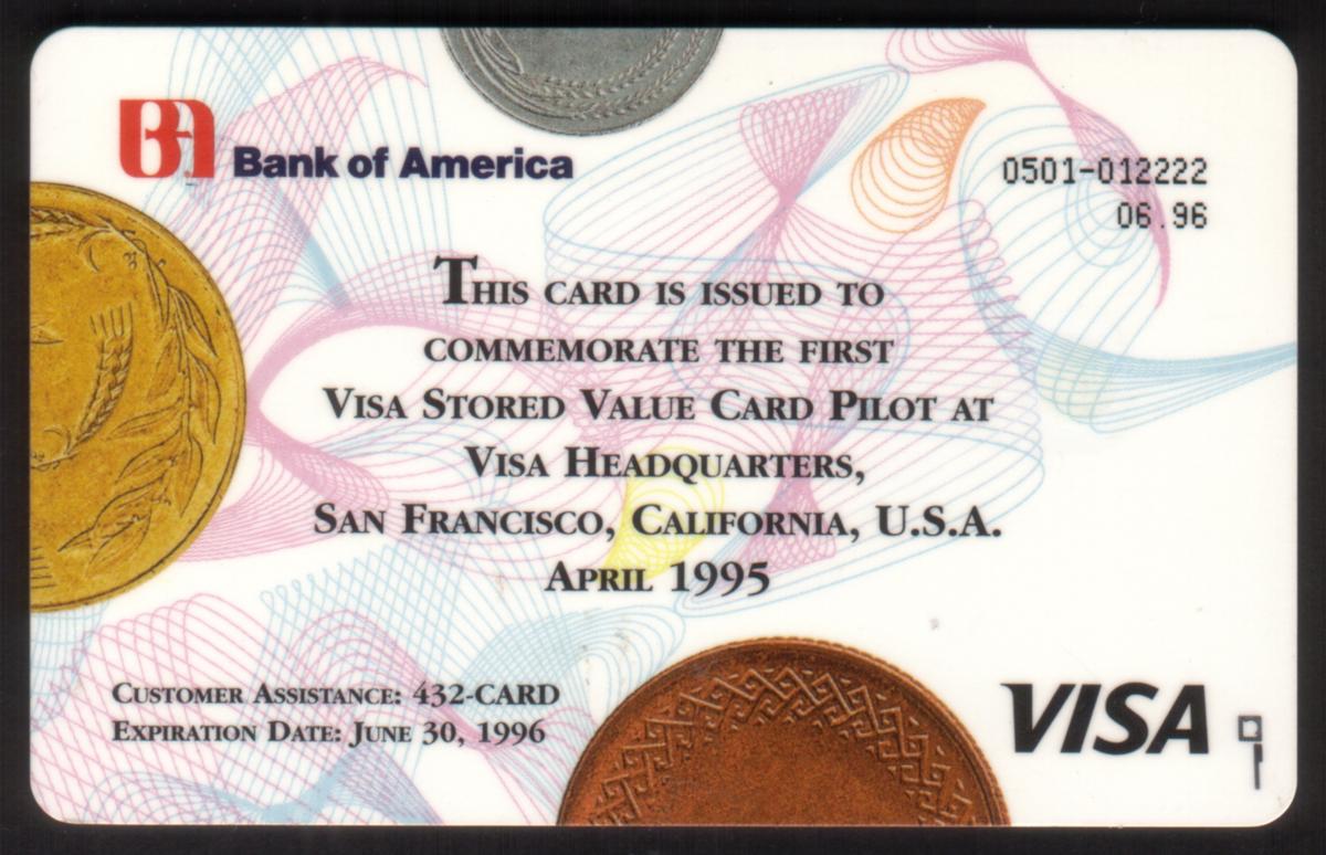 Phone Cards For Collectors - Discover a 1995 Bank of America Visa ...