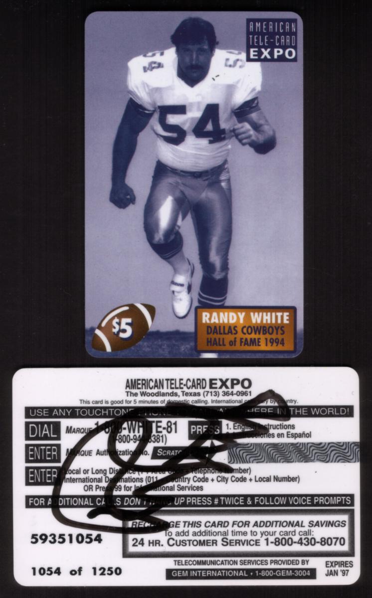 Phone Cards For Collectors - Collectible Phone Cards - Sports: Football ...